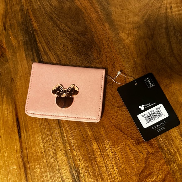 Bags | Pink Minnie Mouse Card Holder Wallet | Poshmark